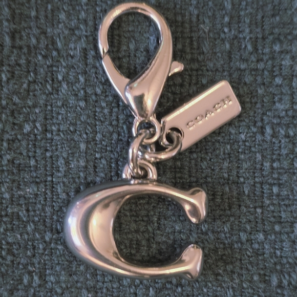 Coach | Accessories | Coach Stunning Silver C Charm | Poshmark